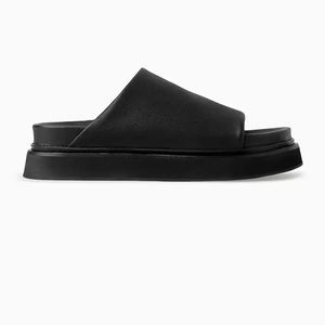 COS | Shoes | Leather Platform Slides | Poshmark